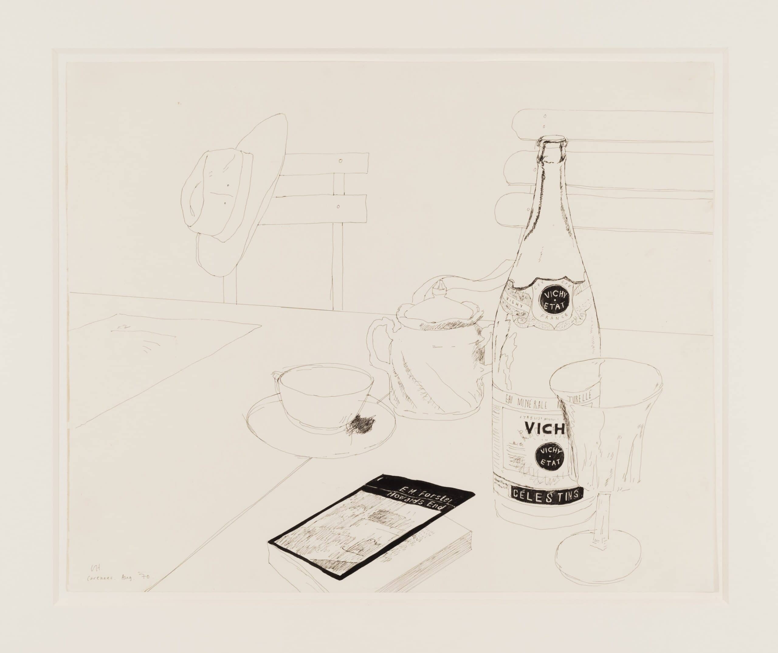 David Hockney Still Life Drawings
